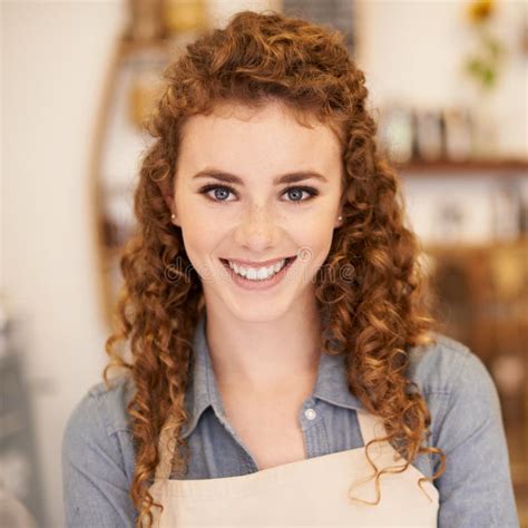 Portrait Cafe And Happy Woman With Confidence In Small Business For