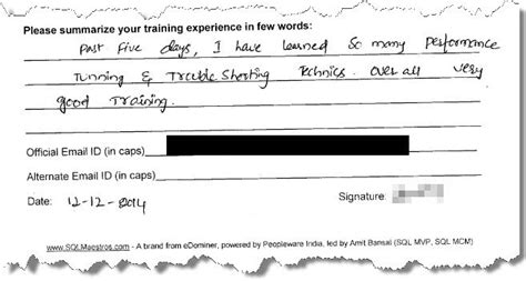 Sql Server Training Sql Server Performance Tuning Master Class Bangalore December 2014