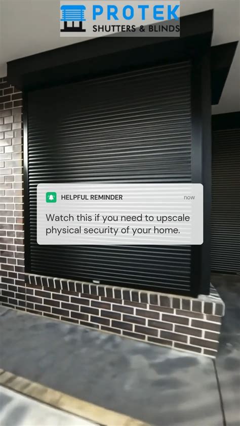 Protek Shutters And Blinds A Roller Shutter Isnt Just A Security Shield—it Creates Safe And