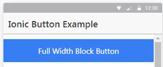Ionic Button