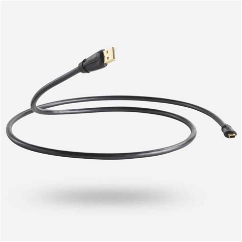 Qed Performance Usb A B Mini Graphite Cable Compass Audio