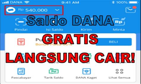 Cek Fakta Saldo DANA 100 Ribu Gratis TumoutouNews