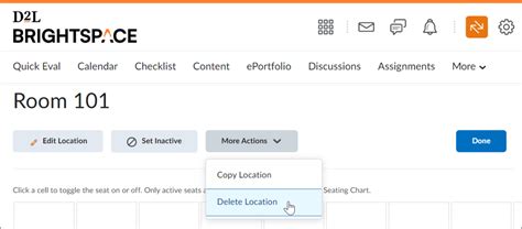 Delete A Location Brightspace