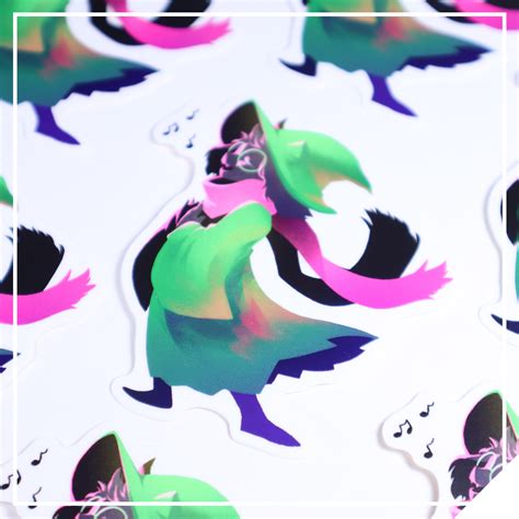 Ralsei Vinyl Sticker Shannanigans Cafe