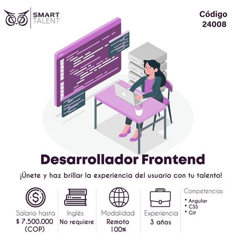 Smart Talent En Linkedin Desarrolladores Frontend Angular Css Diseño Responsive Salario