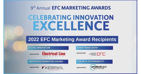 Congratulations To The 2022 Efc Marketing Award Recipients Canadian