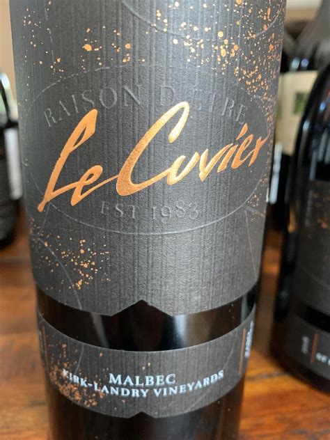 2018 Le Cuvíer Malbec USA California Central Coast Paso Robles