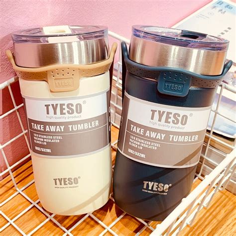 Yeya Ice Bully ถ้วยเก็บความร้อนขนาดใหญ่มีหูจับถ้วยใส่น้ำสแตนเลส304สไตล์ญี่ปุ่นเรียบง่ายสำหรับ