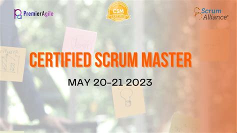 Premieragile On Linkedin Csm Workshop Csm Scrummaster