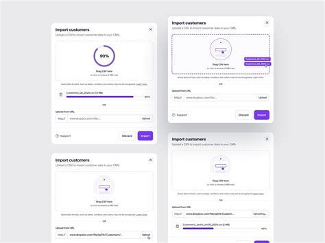 Import Modals — Untitled Ui By Jordan Hughes® On Dribbble