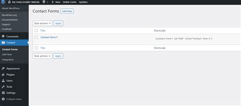 how to add a contact form in wordpress free hosting