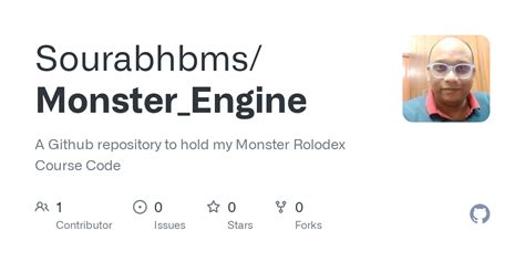 Github Sourabhbmsmonsterengine A Github Repository To Hold My
