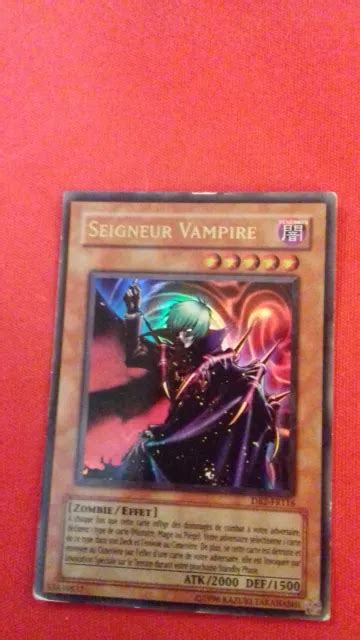 Seigneur Vampire Db2 Fr116 Holo Cartes Yu Gi Oh Vf Rare Eur 890