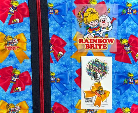 Fabric Tumbler Zipper Kit Rainbow B Bows Exclusive Wicked Lous