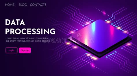 Cpu Or Microprocessor Background Electronic Industry Or Artificial