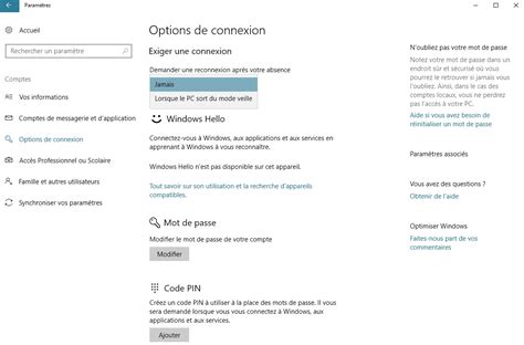 Comment retirer le mot de passe au démarrage de Windows Geeko