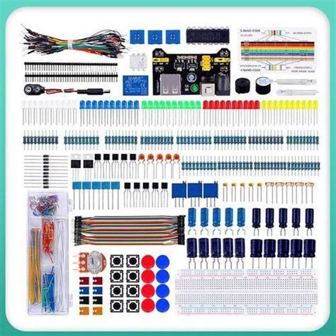 Generic Electronic Component Basic Starter Kit 830 For Arduino Uno R3 Mega256 With Transistor