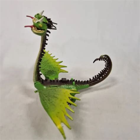 How To Train Your Dragon Green Barf And Belch Zippleback Dragon Action