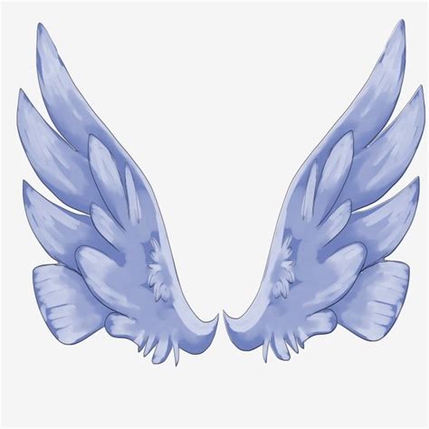 Purple Wings Creative Wings Fantasy Wings Cartoon Wings Flying Wings