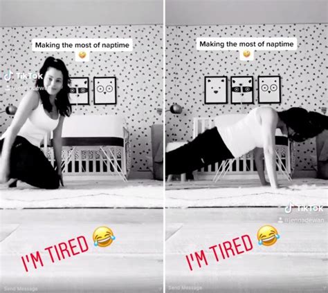 Jenna Dewan Makes ‘most Of Nap Time With Workout Video Us Weekly