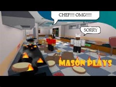 Roblox Cook Burgers Youtube