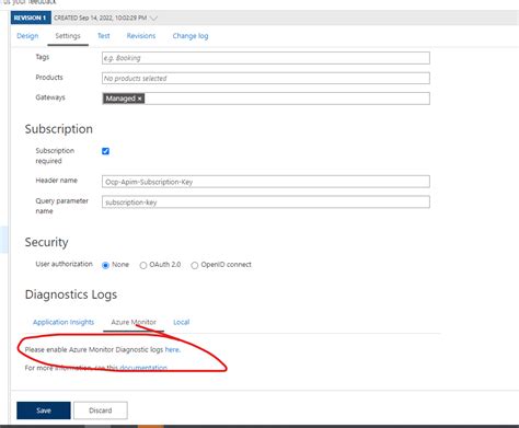 Bug Cannot Enable Azure Monitor For A Api Despite I Have Already Set