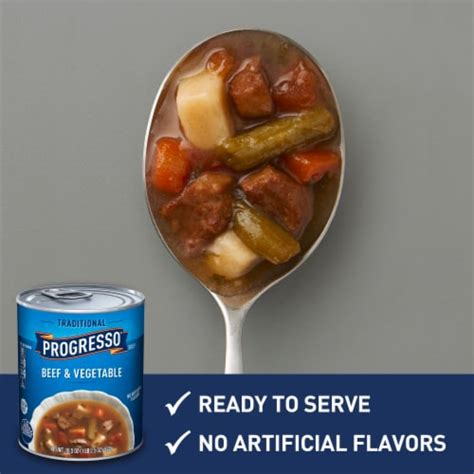 Progresso Traditional Gluten Free Beef Vegetable Soup Oz Fred Meyer