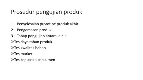 Bab 3 Pengujian Produk Pdf