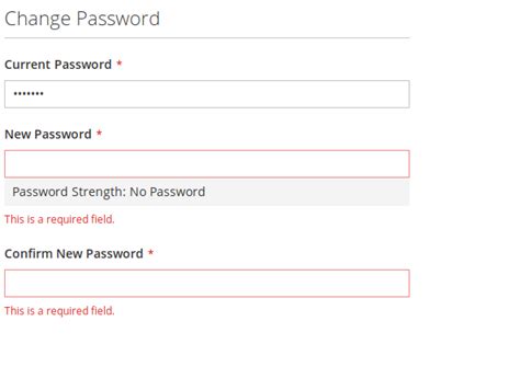 Frontend How To Change The Validation Message In My Account