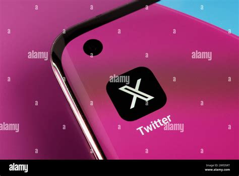 Twitter X App Logo Seen On Screen Of Smartphone Twitter Rebrands As X