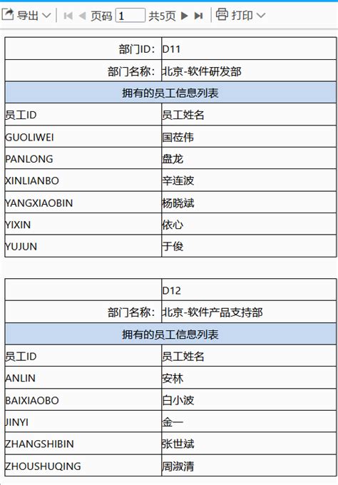简单主子报表 · Gitbook