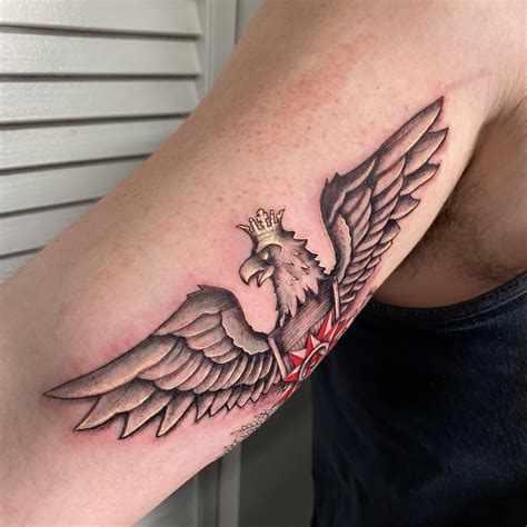 Crowned Eagle Tattoo