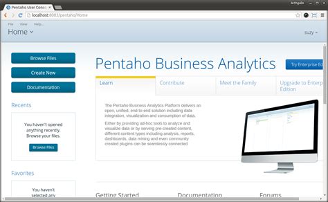 Open Design And Architecture Installing Pentaho Business Analytics 52 Community Edition On Ubuntu