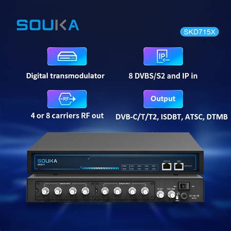8 dvbs s2 to rf transmodulator 8 satellite over rf modulator tuners in