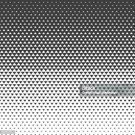 Pola Gradien Abstrak Dengan Segitiga Tekstur Halftone Ilustrasi Stok