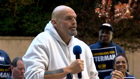 John Fetterman Holds First In Person Interview Since Stroke