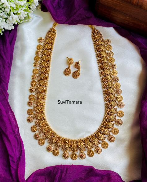 Peacock Lakshmi Coin Haram Suvitamara
