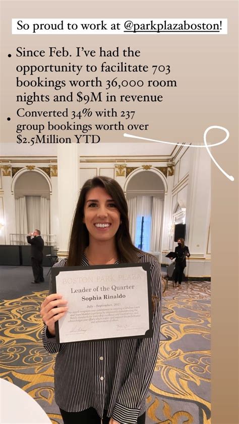 Sophia Rinaldo On Linkedin Hospitality Thankyou 33 Comments