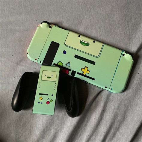 Adventure Time Beemo Bmo Nintendo Switch 2 Vinyl Skin Green Solid