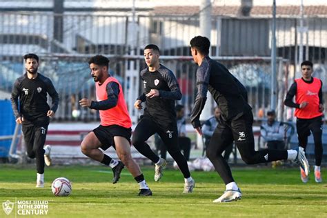 أوان مصرالزمالك يخوض مرانه الأول على ملعب شهداء بنينا استعدادا