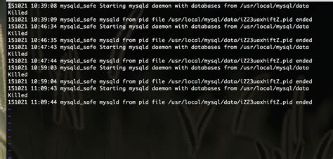 Ubuntu MySql Start Failed With The Server Quit Without Updating PID File Usr Local Mysql