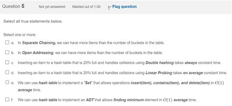 solved select all true statements below select one or more