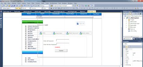 Shopping Website Project In ASP NET Part1 CODER BABA