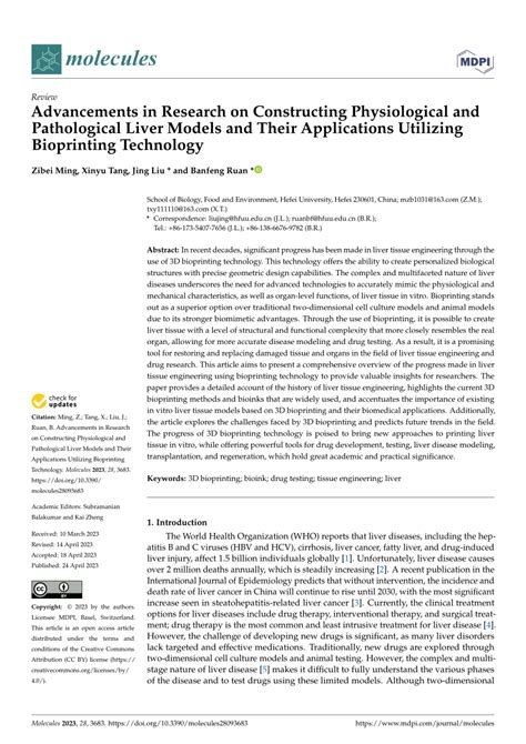 Pdf Advancements In Research On Constructing Physiological And