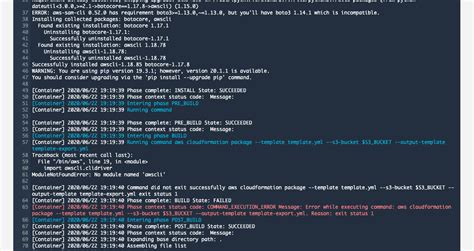 CLI In CodeBuild Image Import Awscli Clidriver ModuleNotFoundError