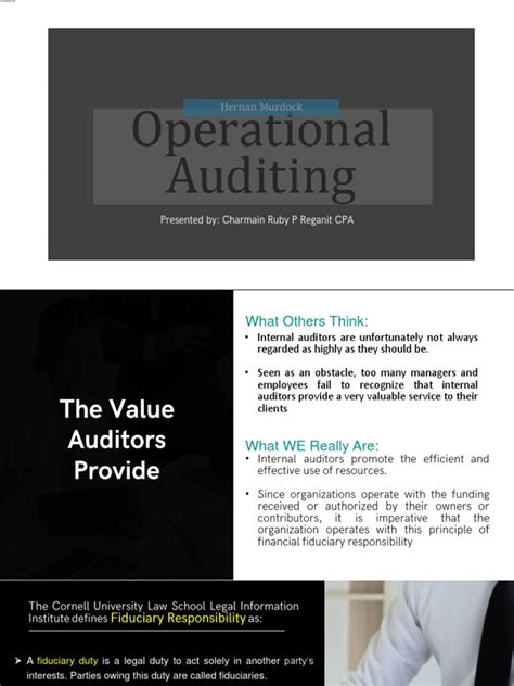 1 2operational Audit Definition Characteristics And Guidance Pdf Audit Internal Audit