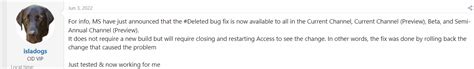 Deleted In Tables Linked To Sql Server 2019 Express Access 365