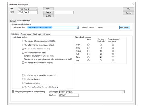 Hull Dynamic Pressures Deeplines Documentation