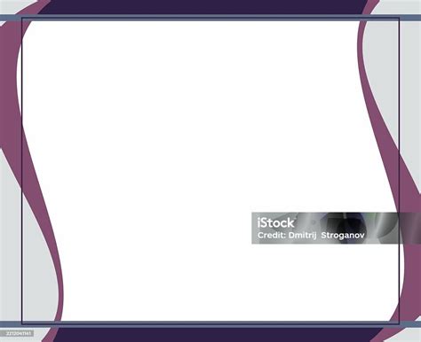 보라색과 흰색 배경색에 줄무늬 선과 물결 모양이 있습니다 소셜 미디어 게시물 및 웹 인터넷 광고에 적합합니다 프레임 텍스트 그림 광고용 하선 빈 공간 0명에 대한 스톡 벡터