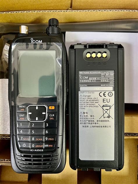 Air Band Transceiver Icom Ic A Ce Aviation Handheld Radio Ic A Upgrade Intercom Alafone